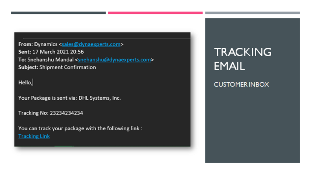 Auto Shipment Alert from D365 Business Central – DynaExperts